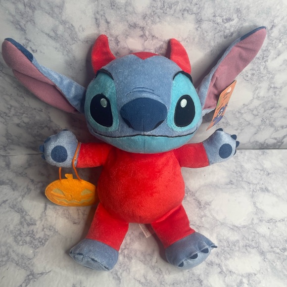 Disney | Toys | Disney Halloween Stitch In Devil Costume | Poshmark